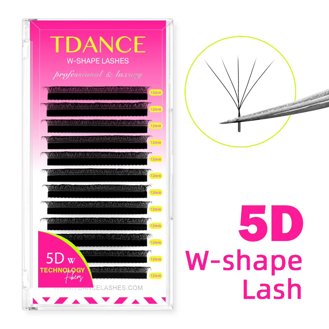 W Style 5D Premade Volume Fan Lashes – TDANCE