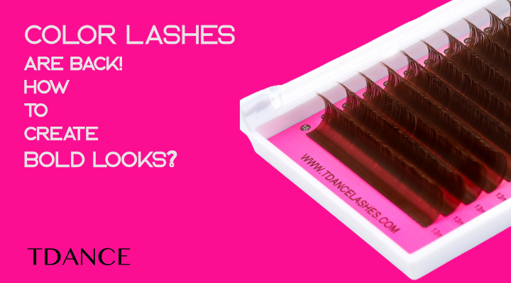 Color Lashes Are Back! How to Create Bold Looks with TDANCE’s Rainbow