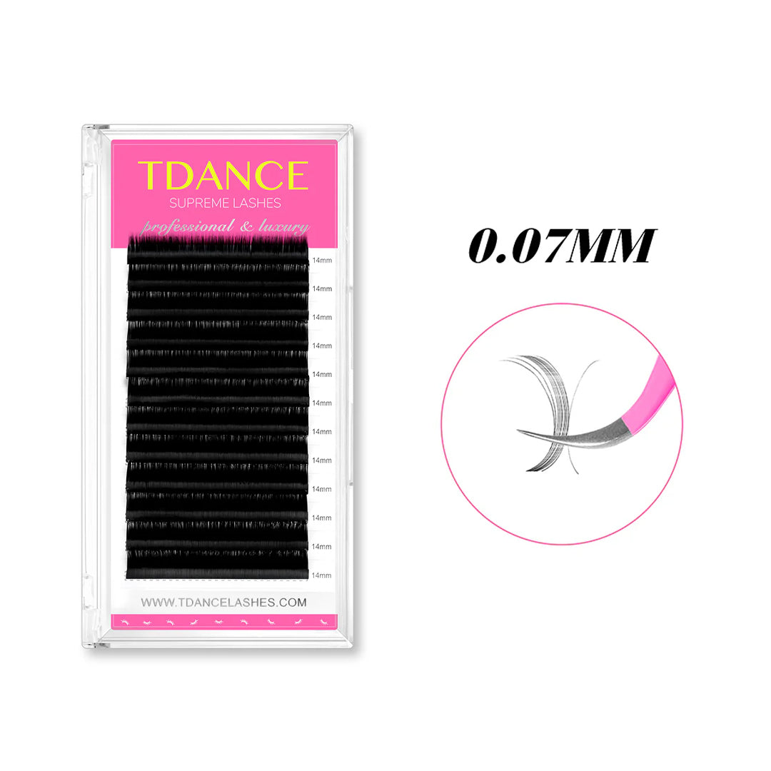 0.07MM Premium Volume Eyelash Extensions – TDANCE